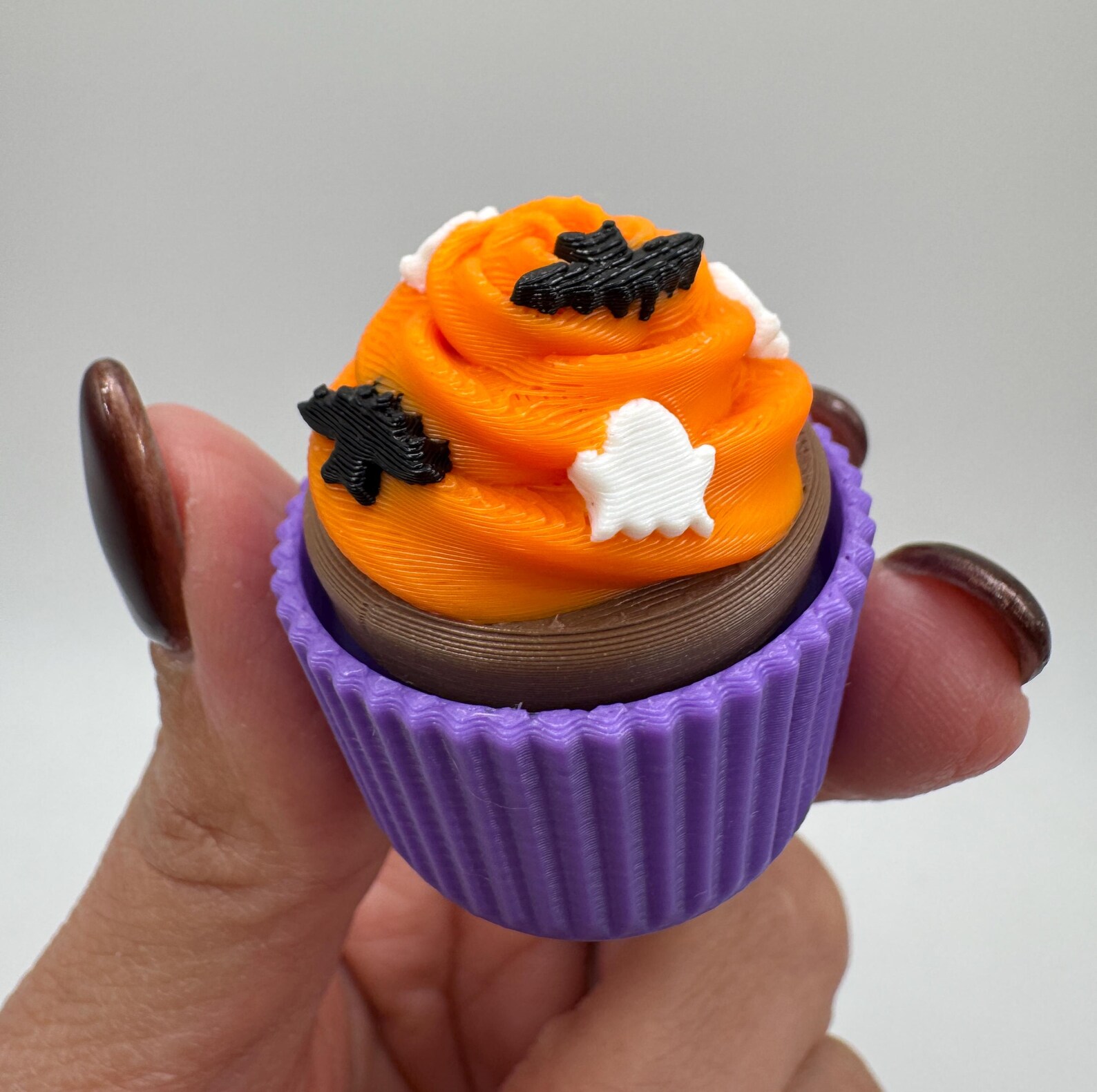 3D Printed Halloween Cupcake Clickers • Fidget Toy • Witch Hat Cupcake ...