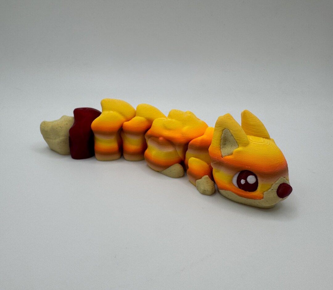 3D Printed Articulated Squirrel – Cute Movable Figurine - Etsy