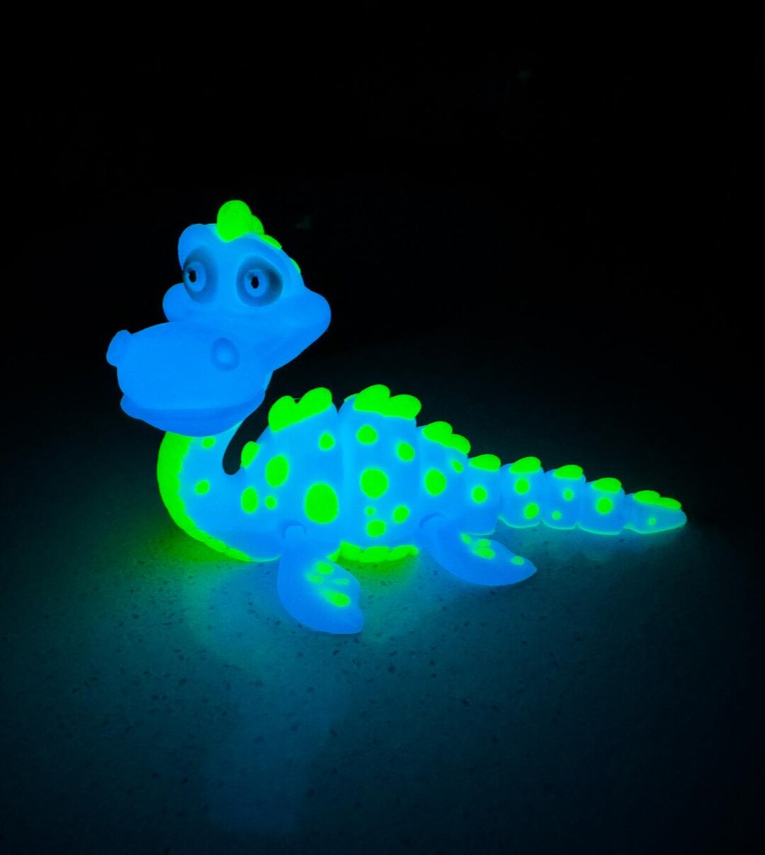 3D Printed Loch Ness Monster – Articulated Flexi Toy by Flexi Factory ...
