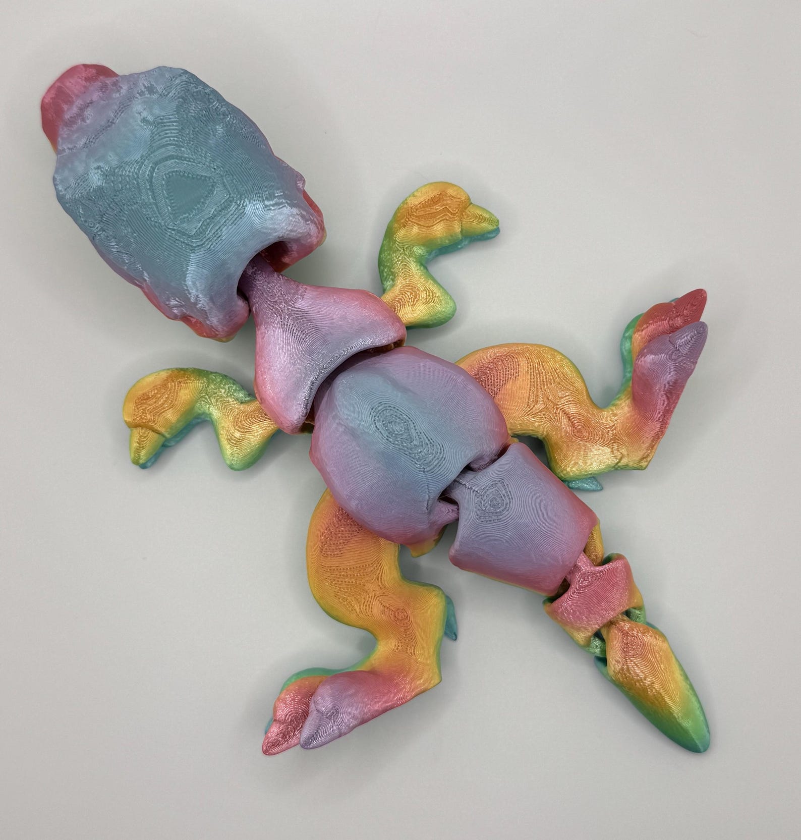 Multicolor Articulated T-rex – Full-sized 3D Printed Dinosaur by ...