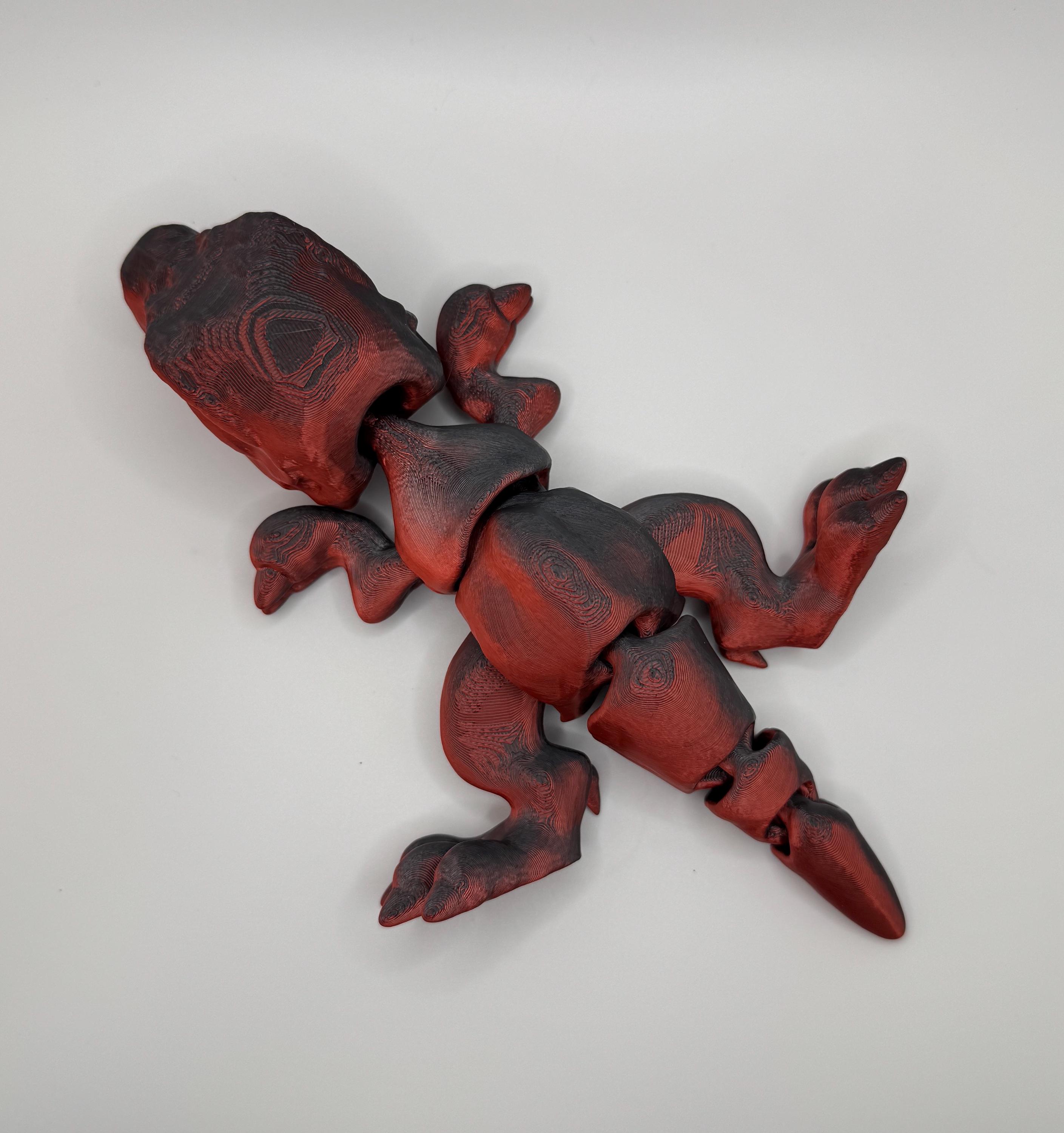Multicolor Articulated T-rex – Full-sized 3D Printed Dinosaur by ...