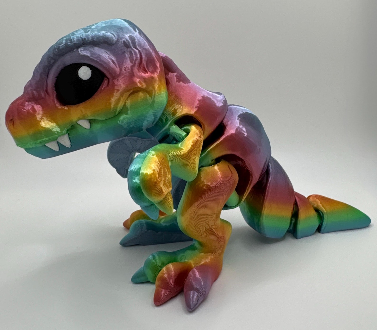 Multicolor Articulated T-rex – Full-sized 3D Printed Dinosaur by ...