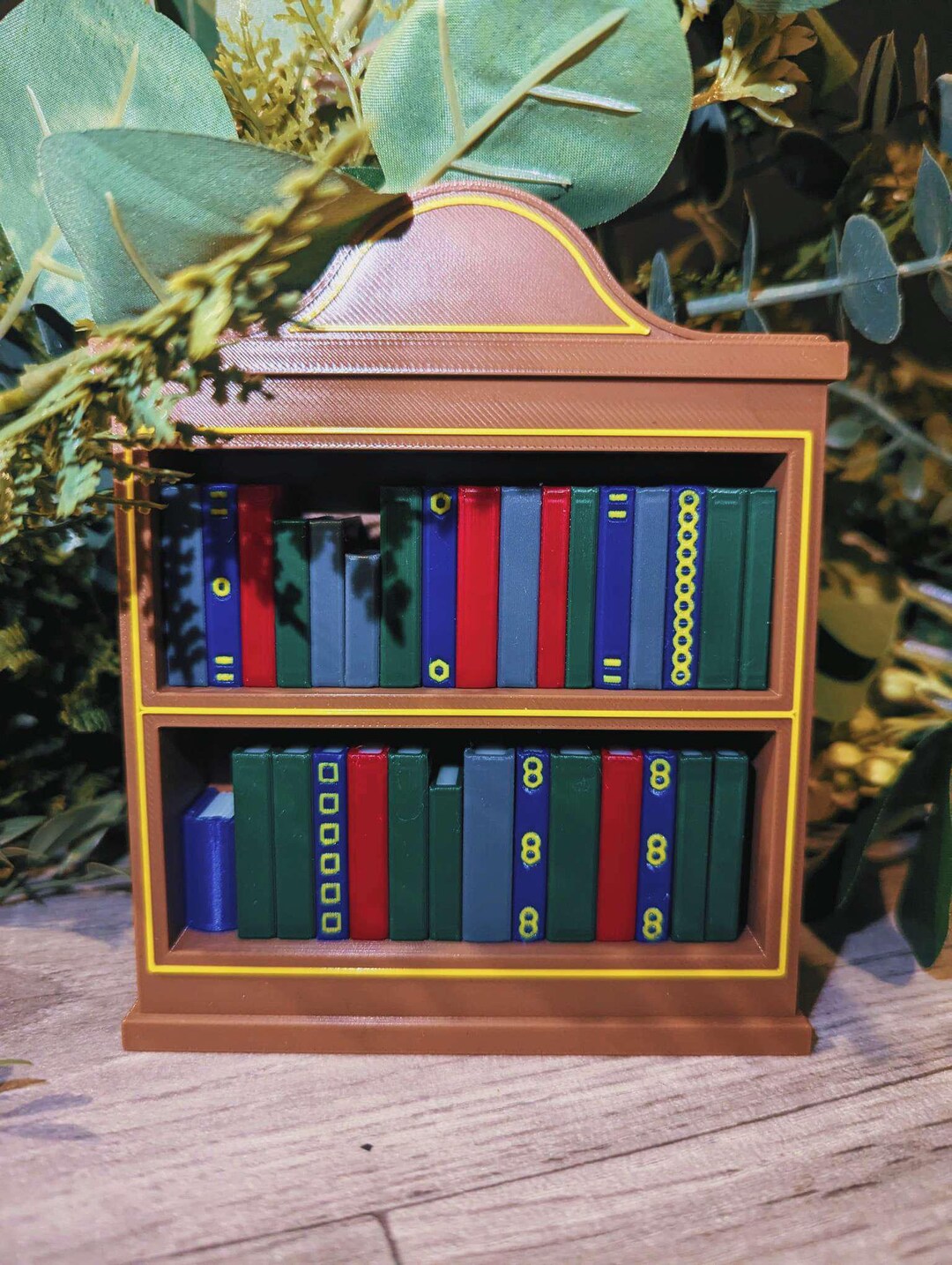 Mini Bookshelf, Mini 3D Printed Bookshelf - Etsy
