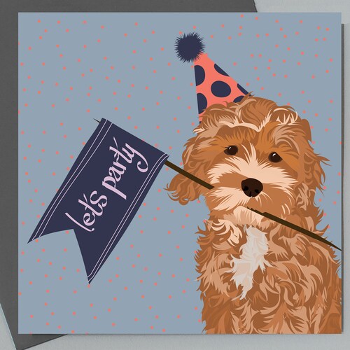 Personalised Cockapoo Birthday Card Personalised Cockapoo | Etsy UK