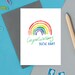 Congratulations on Your Rainbow Baby, Baby After Loss, New Baby - Etsy