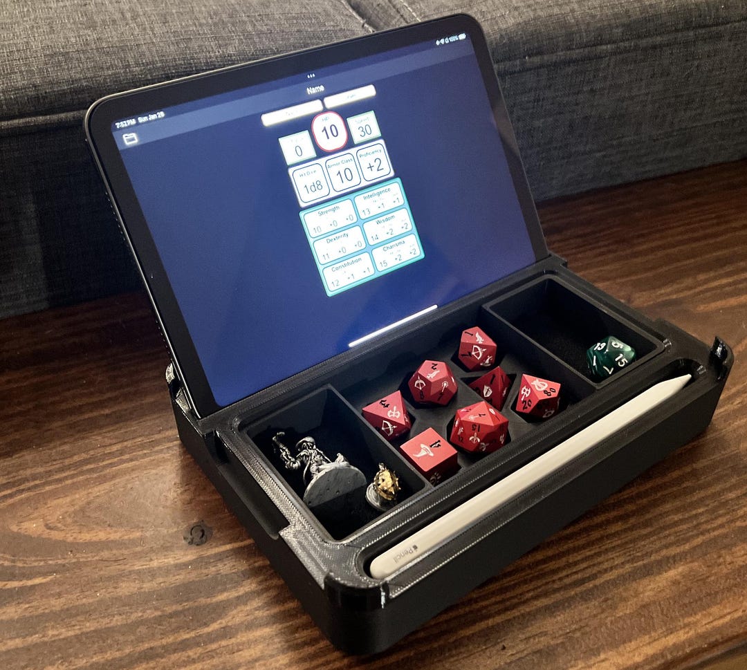 3-in-1 iPad Mini Game Storage Case - for Dnd, Role Playing Games ...