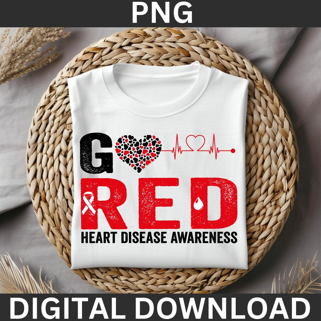 I Wear Red for Awareness Shirt, Personalized in February We Wear Red ...