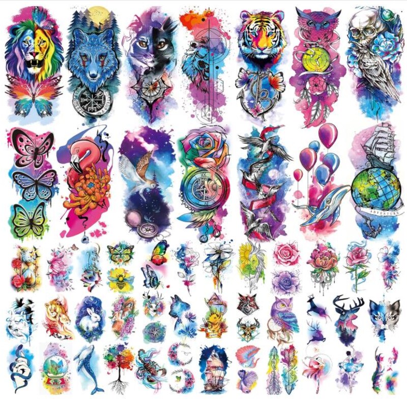 Large Temporary Tattoo - Etsy