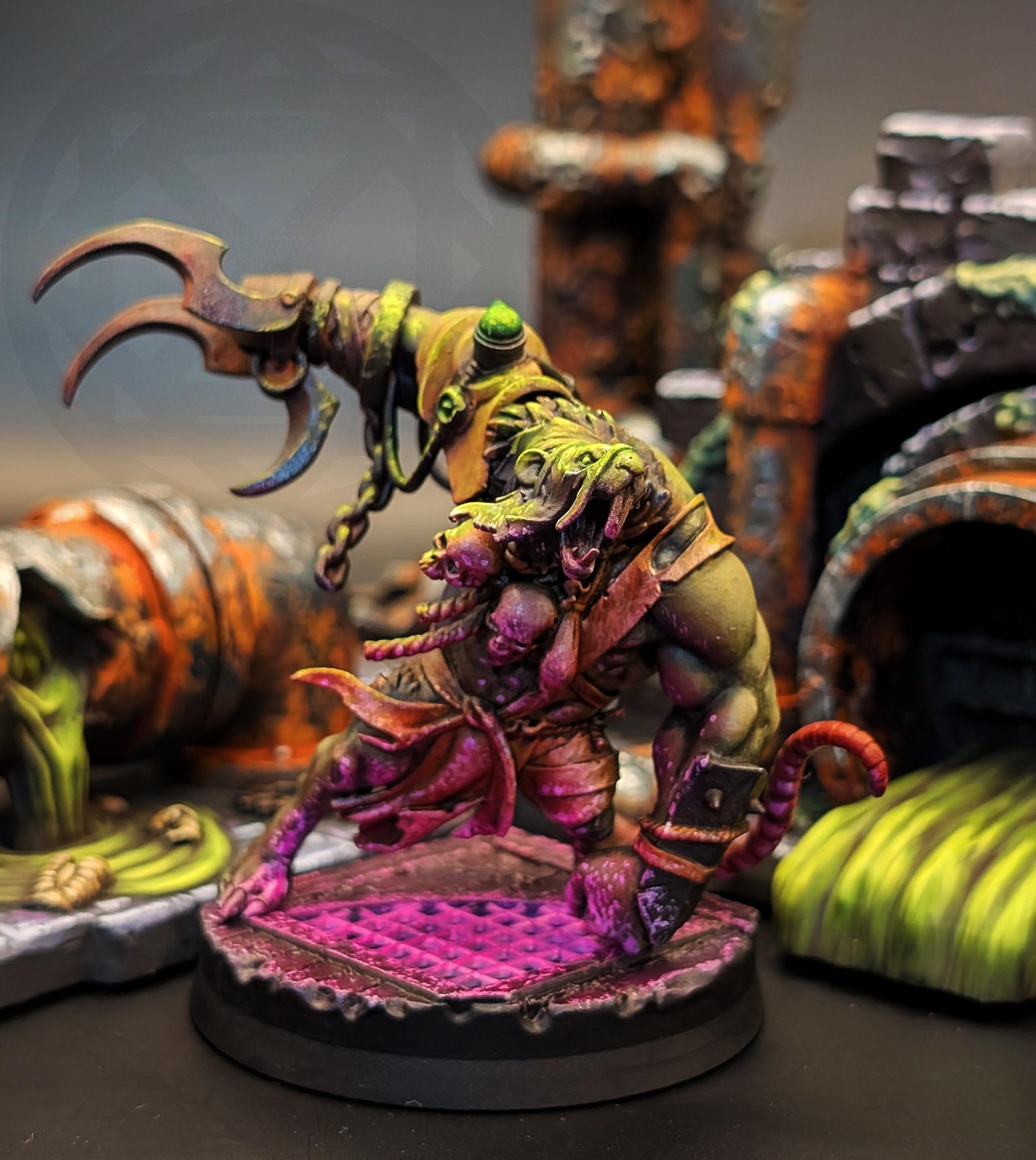 Monstrous Rat Ogre Giant Beast Miniature | Ratmen | Skaven | Skaven ...