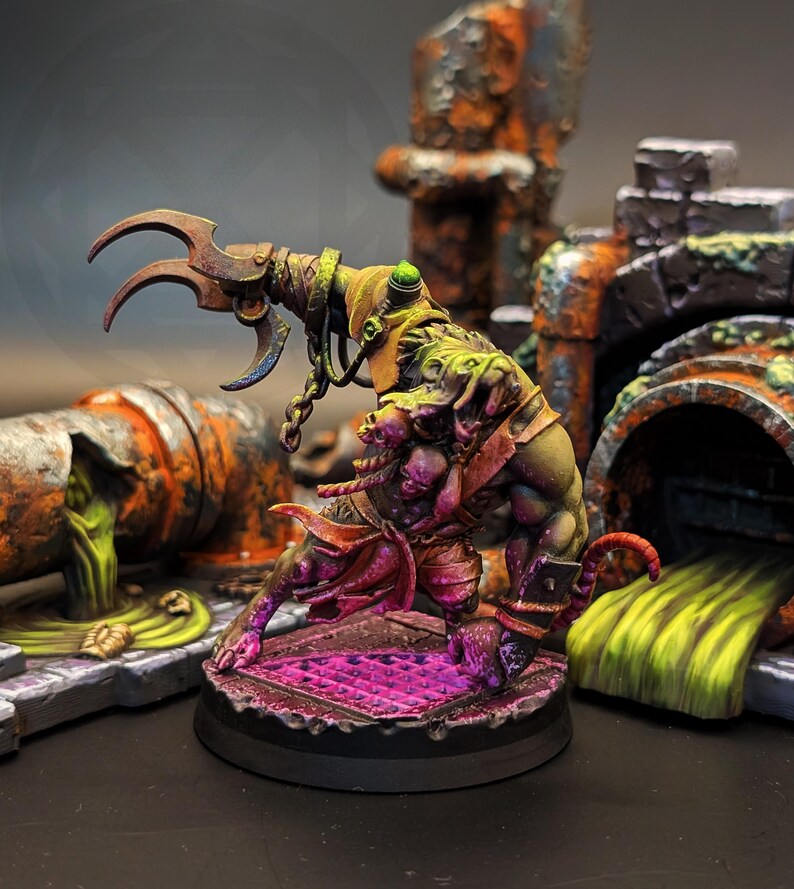 Monstrous Rat Ogre Giant Beast Miniature | Ratmen | Skaven | Skaven ...