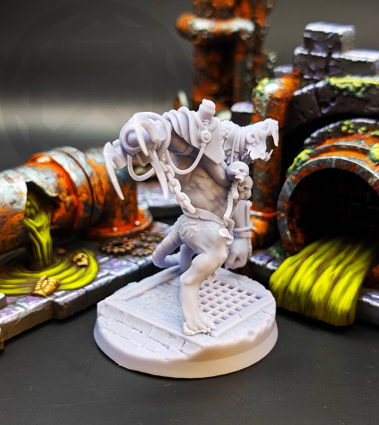 Monstrous Rat Ogre Giant Beast Miniature | Ratmen | Skaven | Skaven ...