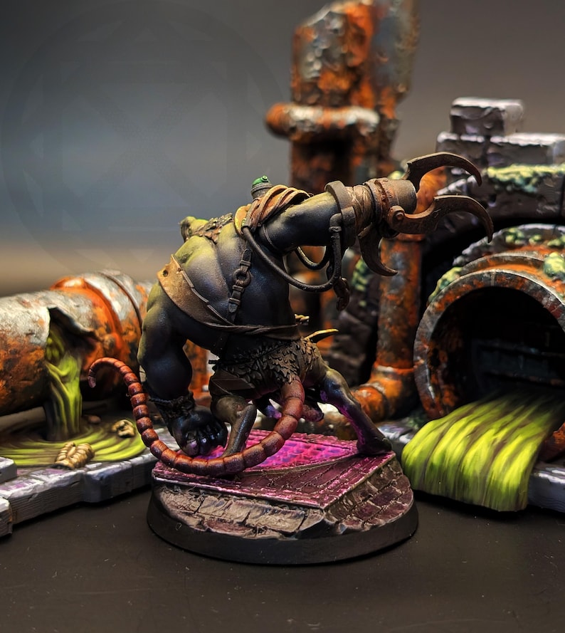 Monstrous Rat Ogre Giant Beast Miniature | Ratmen | Skaven | Skaven ...
