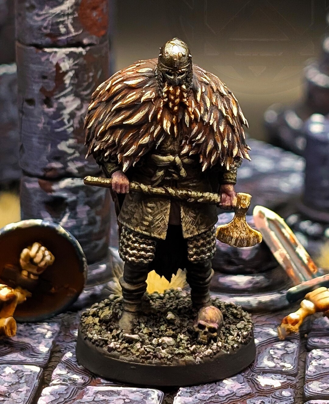 Jormunrekr - Fighter / Barbarian Human Miniature | Dnd Mini ...