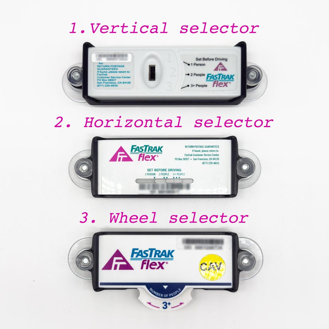 Fastrak Flex Suction Cup Mount for Toll/transponder (3D Printed Slim ...