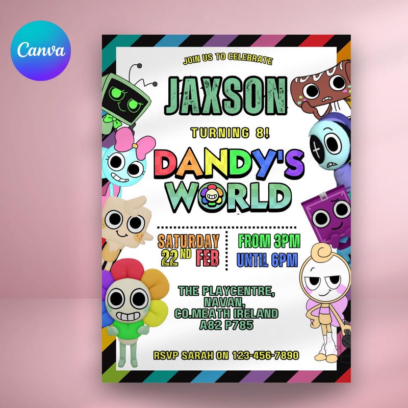 Dandy World Birthday - Etsy