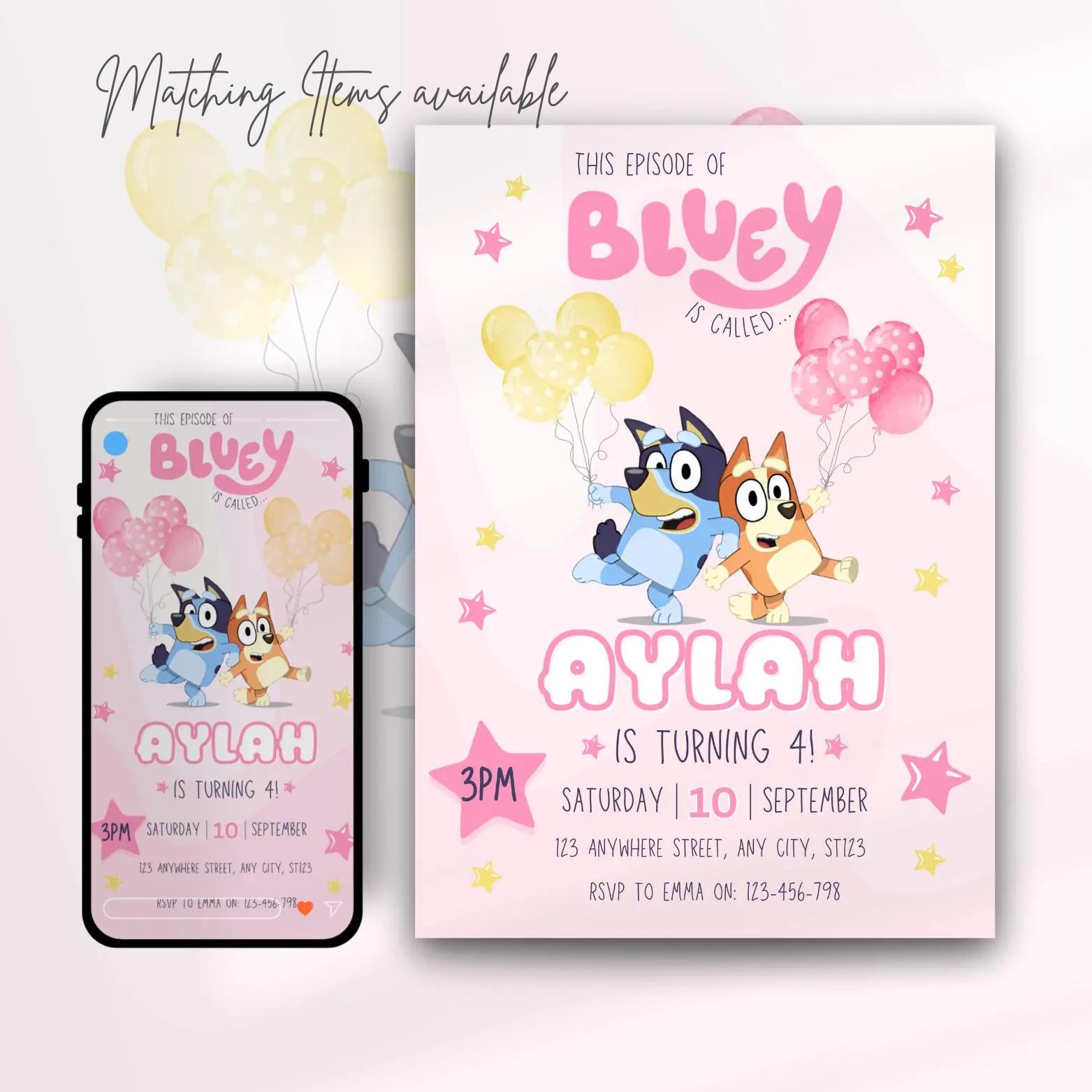 Bluey Welcome Sign Birthday | Bluey Birthday Party | Girl Birthday ...