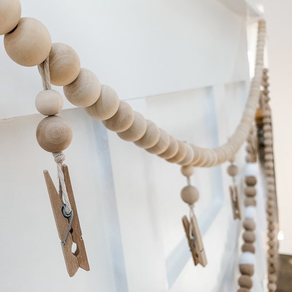 Wood Bead Garland - Etsy