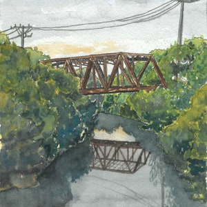 North Shore Channel Print - Etsy