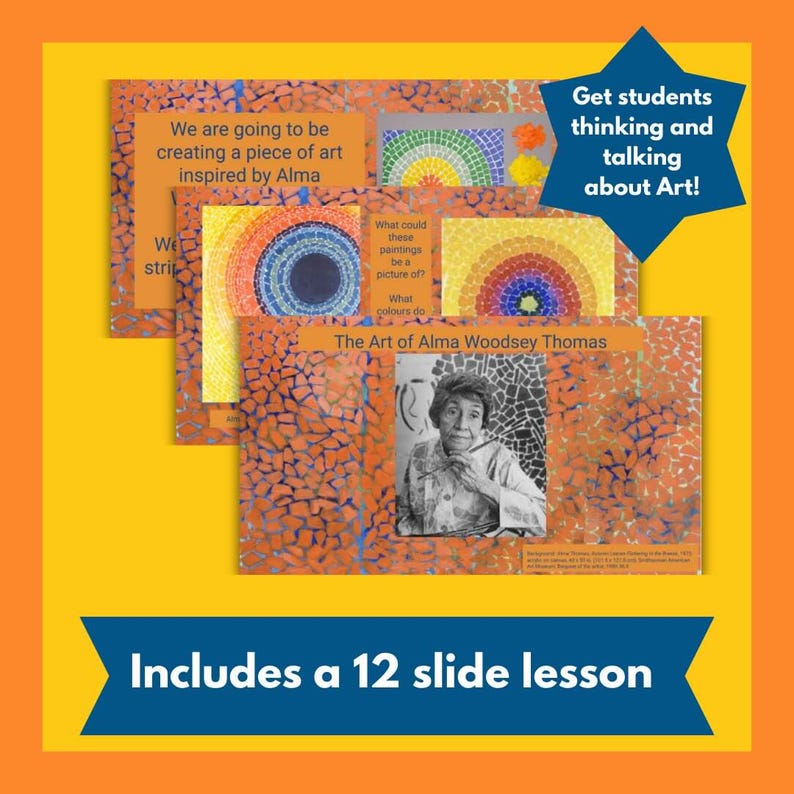 Alma W. Thomas Mosaic Art Project|black History & Women’s History Month ...