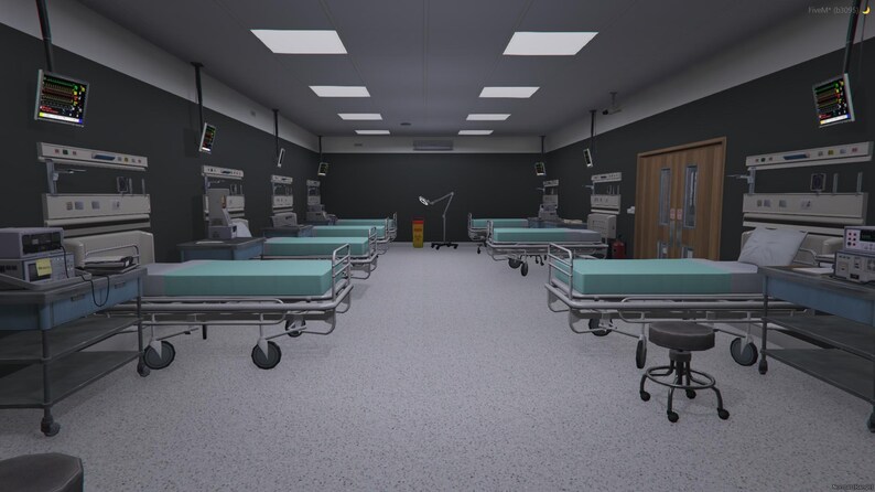 PillBox Hospital V2 MLO / MAP Fivem GTAV Optimized Drag and Drop Files ...