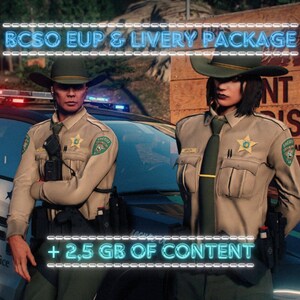 BCSO & Liveries Pack | EUP / Police | Fivem GTAV | Optimized | Drag and ...