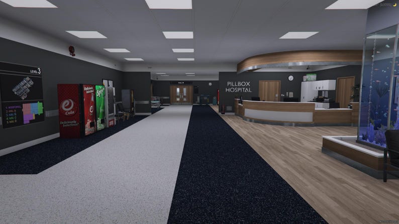 PillBox Hospital V2 MLO / MAP Fivem GTAV Optimized Drag and Drop Files ...