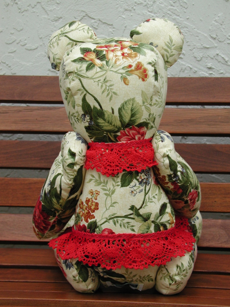 Handmade Teddy Bears Personalized Bears Floral Teddy Bear - Etsy