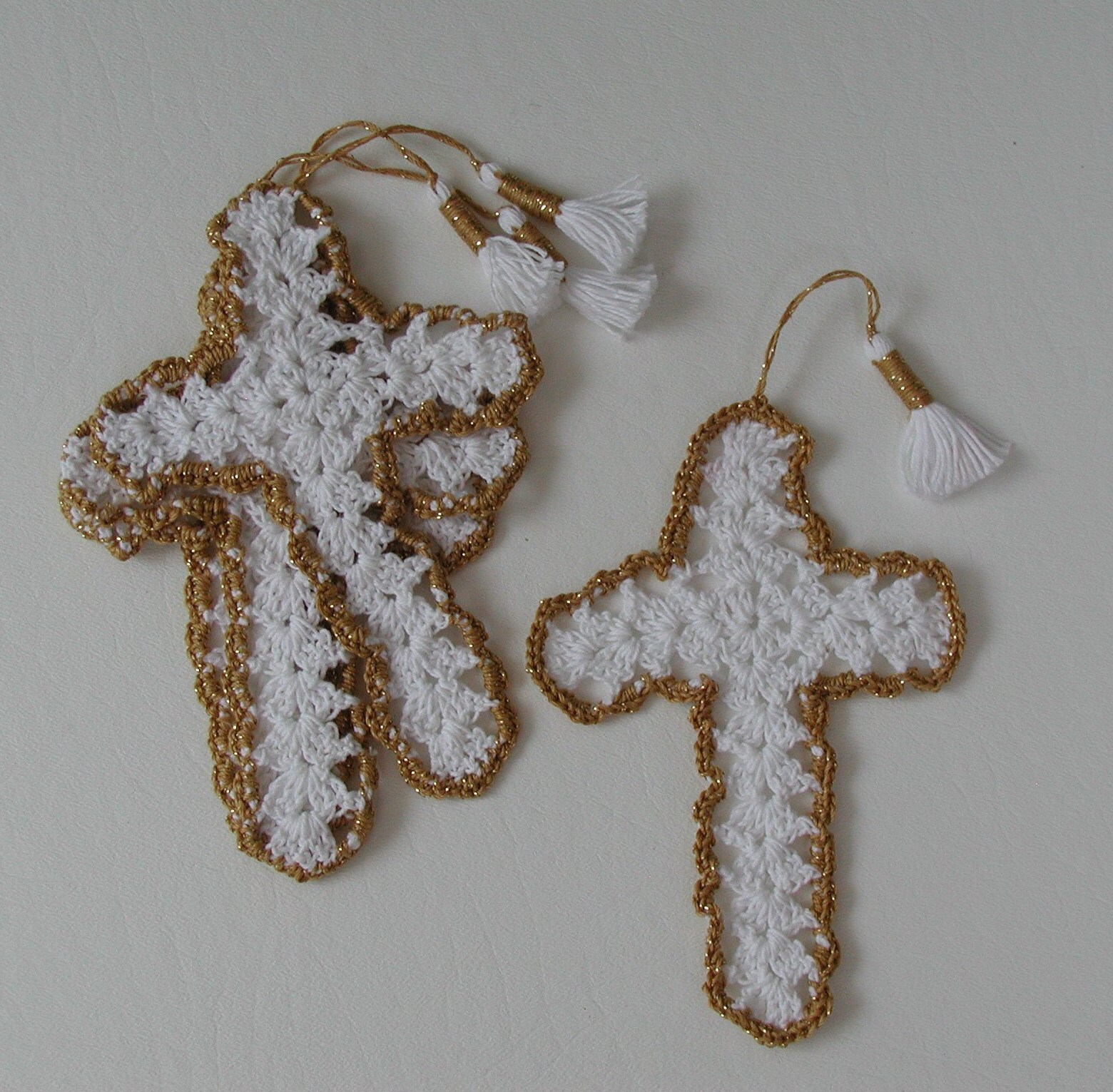 Book Marker Cross, Cross Book Marker, Crochet Crosses, Religious Book ...