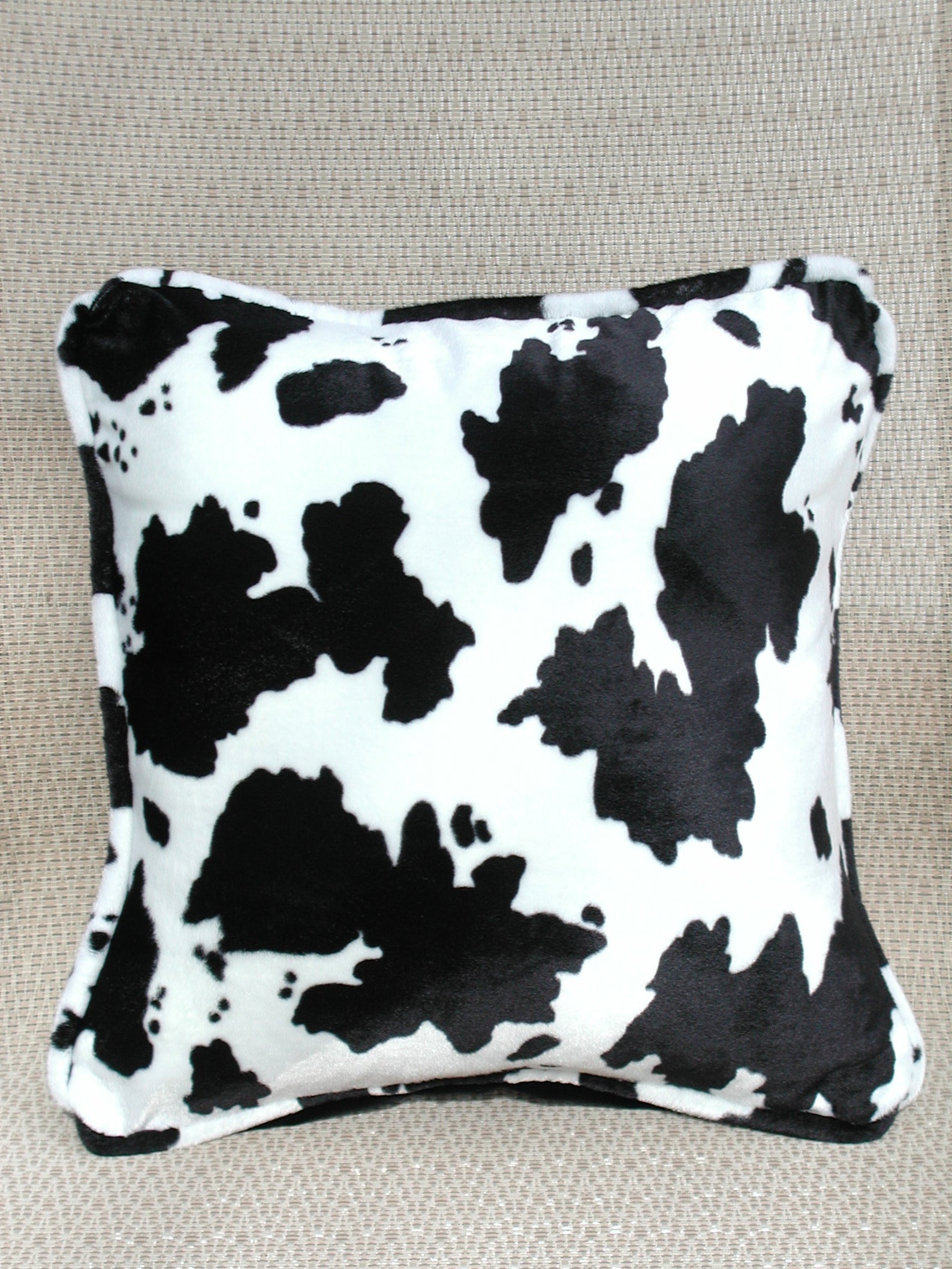 Cow Print Pillows, Black and White Cow, Black Velvet Pillows, Western ...