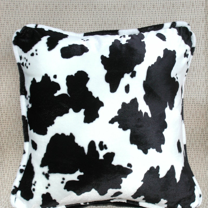 Cow Print Pillow - Etsy