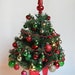 Tabletop Tree Miniature Tree Fully Decorated 50 Clear - Etsy