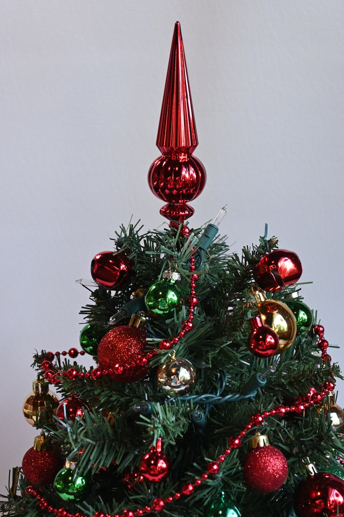 Tabletop Tree Miniature Tree Fully Decorated 50 Clear | Etsy