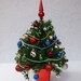 Tabletop Tree Miniature Tree Fully Decorated 50 Clear - Etsy