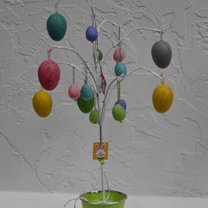 Easter Tree With 20 LED Lights, 3 AA Battery Operated, With 17 Egg ...