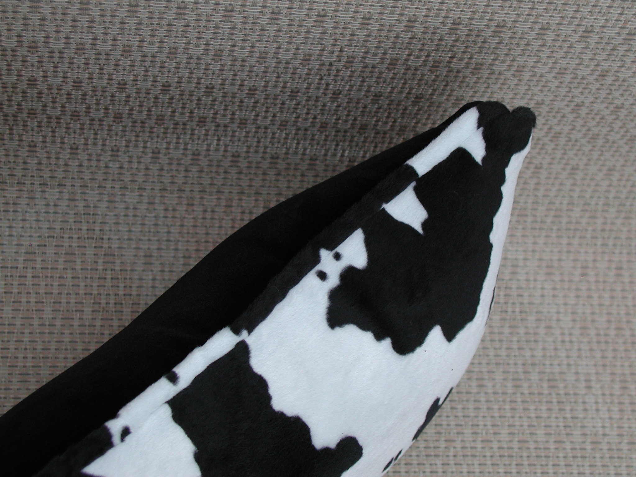 Cow Print Pillows, Black and White Cow, Black Velvet Pillows, Western ...