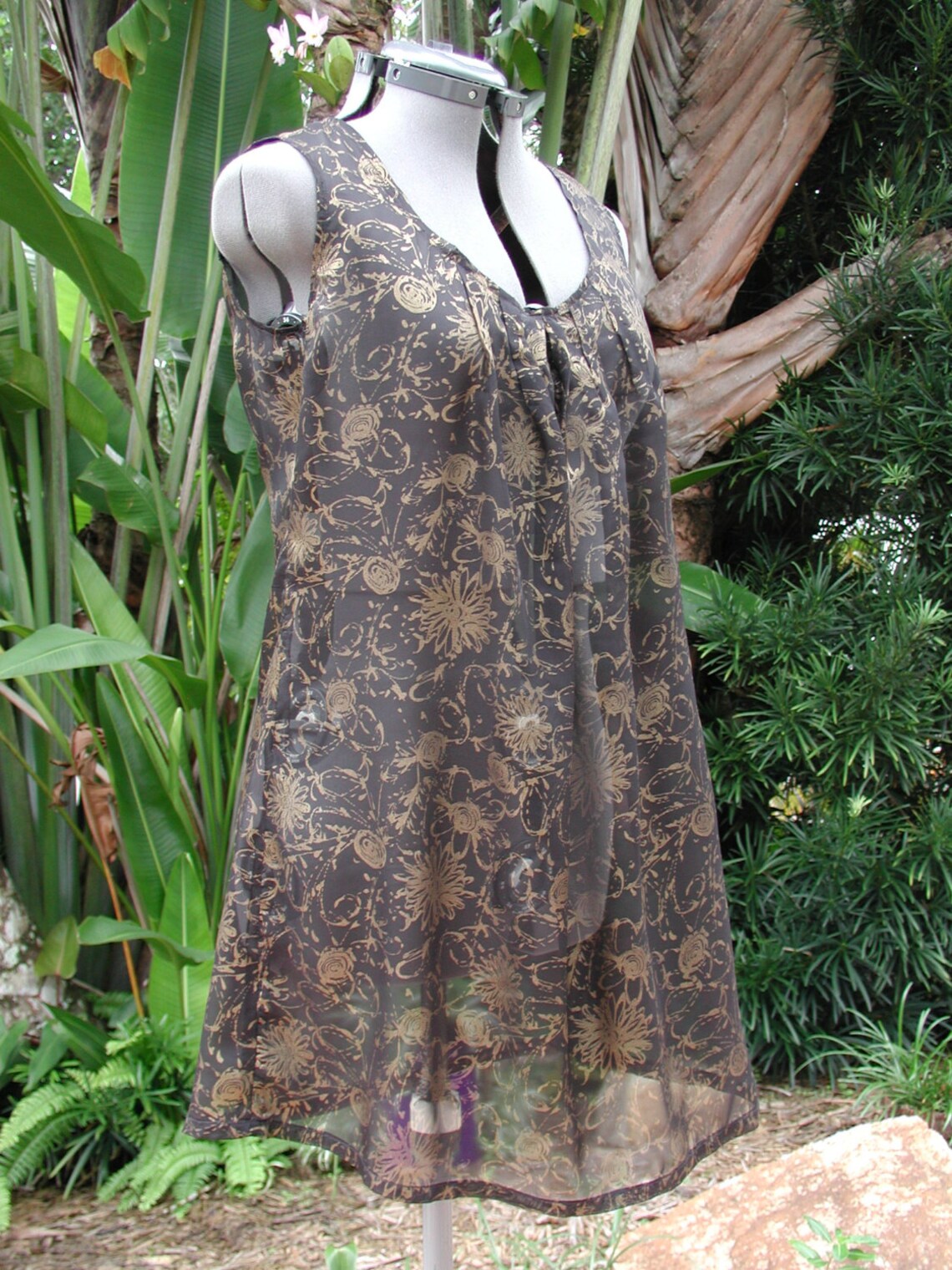 Ultra Sheer Elegance Blouse, Sheer Cover up Shirt, Tank Blouse, Sheer ...