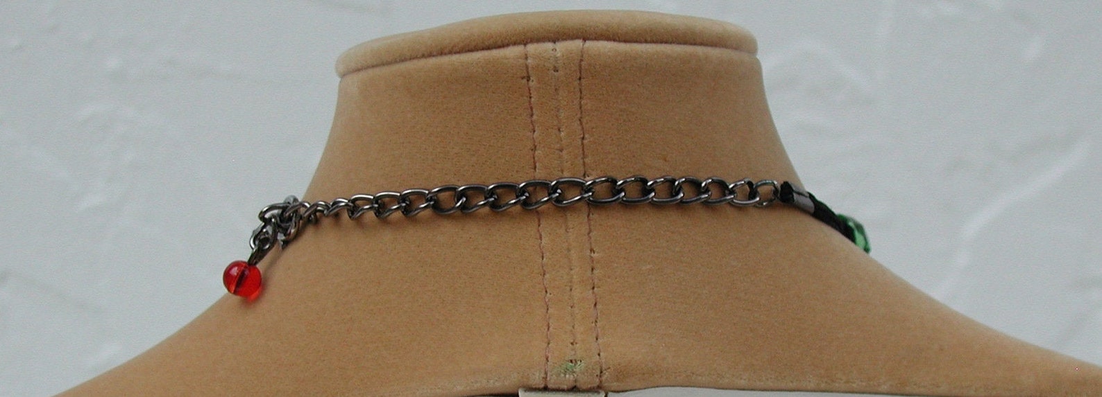 7 Colorful Layers Chunky Necklace, Black String Strand,beads and ...