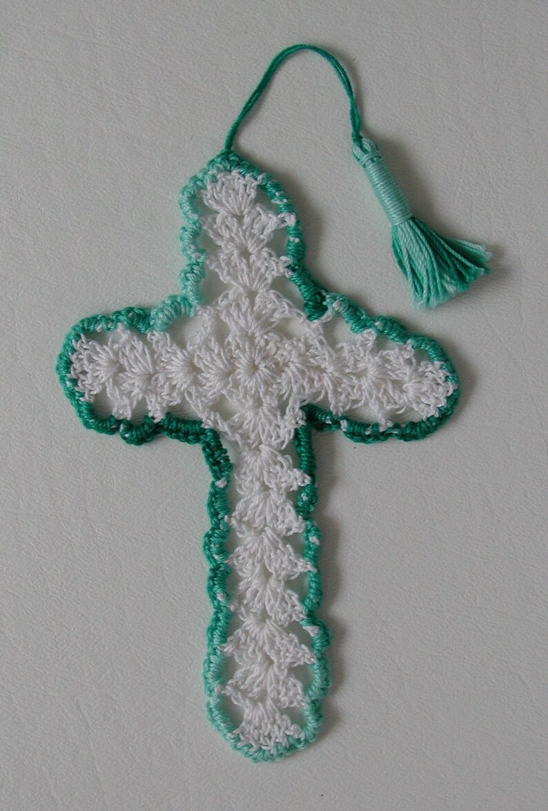 Book Marker Cross Cross Book Marker Crochet Crosses - Etsy
