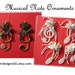Musical Notes Christmas Ornaments Musical Treble Clef Music - Etsy