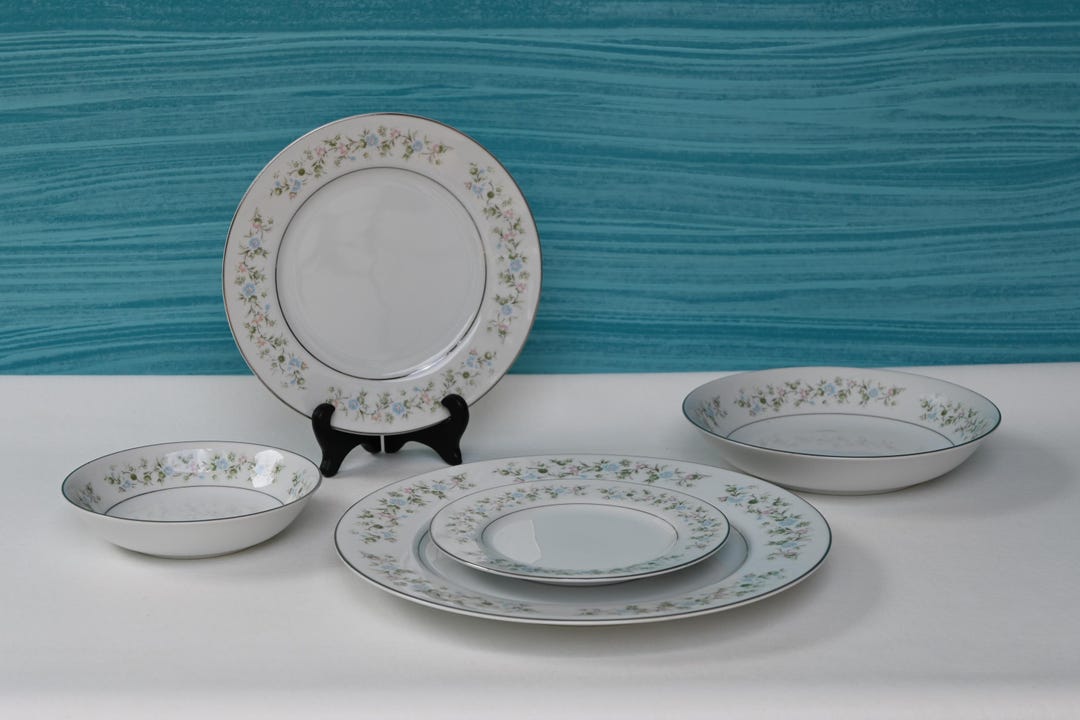 Dinner Dishes Set, 95 Piece Set, Towne House, Fine China, Canterbury ...