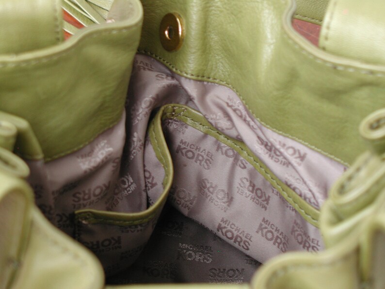 Chartreuse Handbag Leather Purse, by Michael Kors 1981, Leather ...