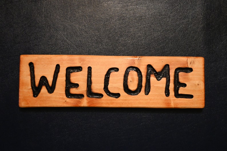 Welcome Sign, Wooden Sign, Custom Signs, Personalized Signs, Rustic ...