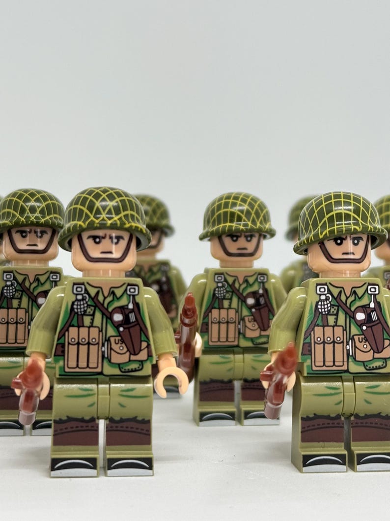 WW2 US Soldier Custom Minifigures - Etsy