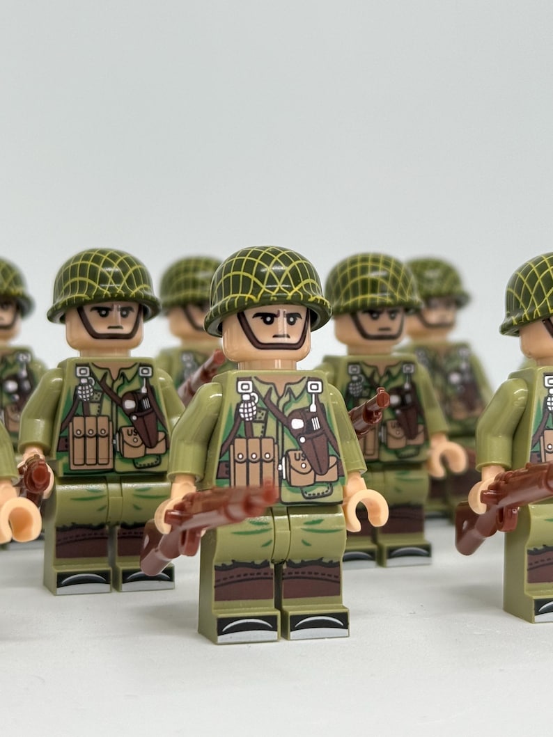 WW2 US Soldier Custom Minifigures - Etsy