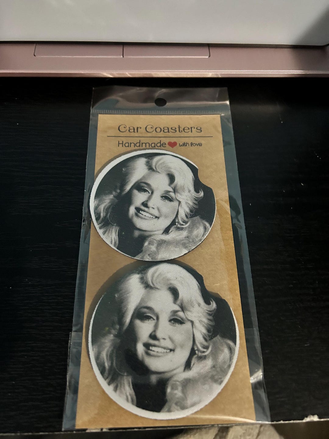 Dolly Parton Set of Two Car Coasters - Etsy