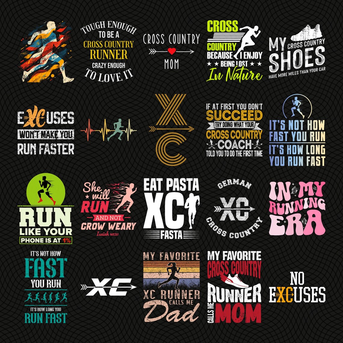 Cross Country Png Bundle, XC Png, Sport Png, Cross Country Running ...