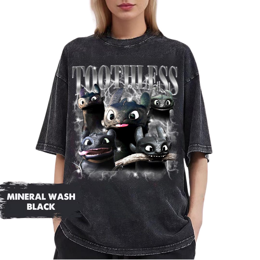 Limited Toothless T-shirt, How to Train Your Dragon Bootleg Fan Tee T ...
