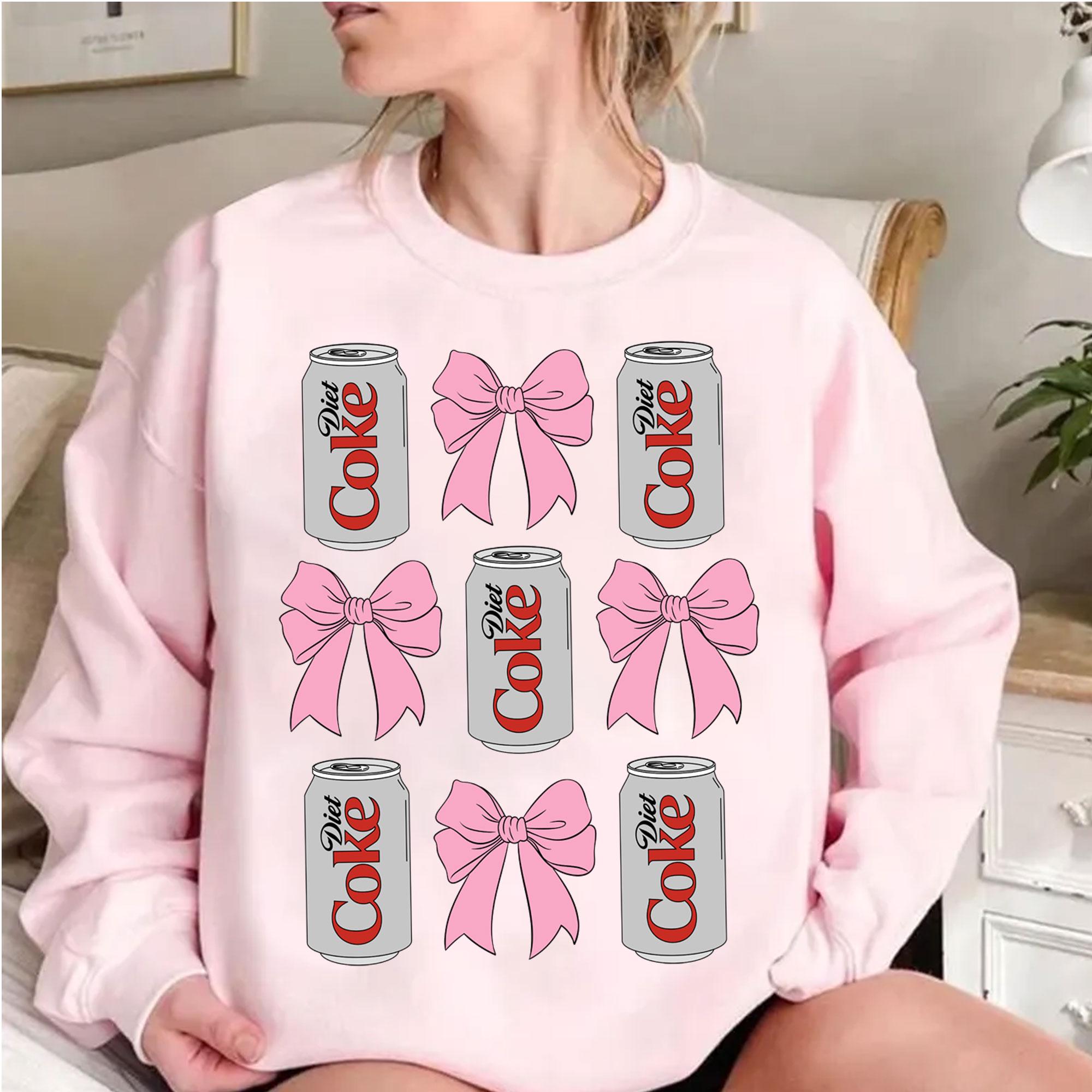 Diet Coke Pink Bow Coquette Png, Cute Pink Soda Drink Png, Aesthetic ...