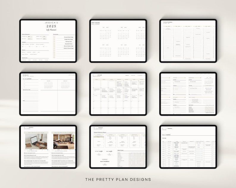 Digital Daily Planner Daily Schedule Google Sheets Daily Planner ...