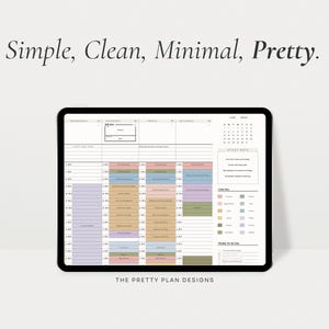 Digital Daily Planner Daily Schedule Google Sheets Daily Planner ...
